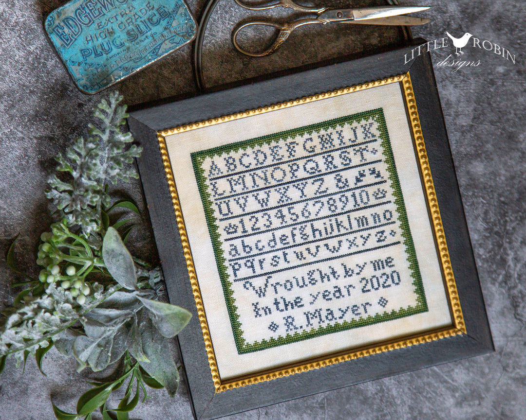 A Sampler in Blue & Green – Little Robin Designs