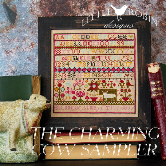 The Charming Cow Sampler – Little Robin Designs