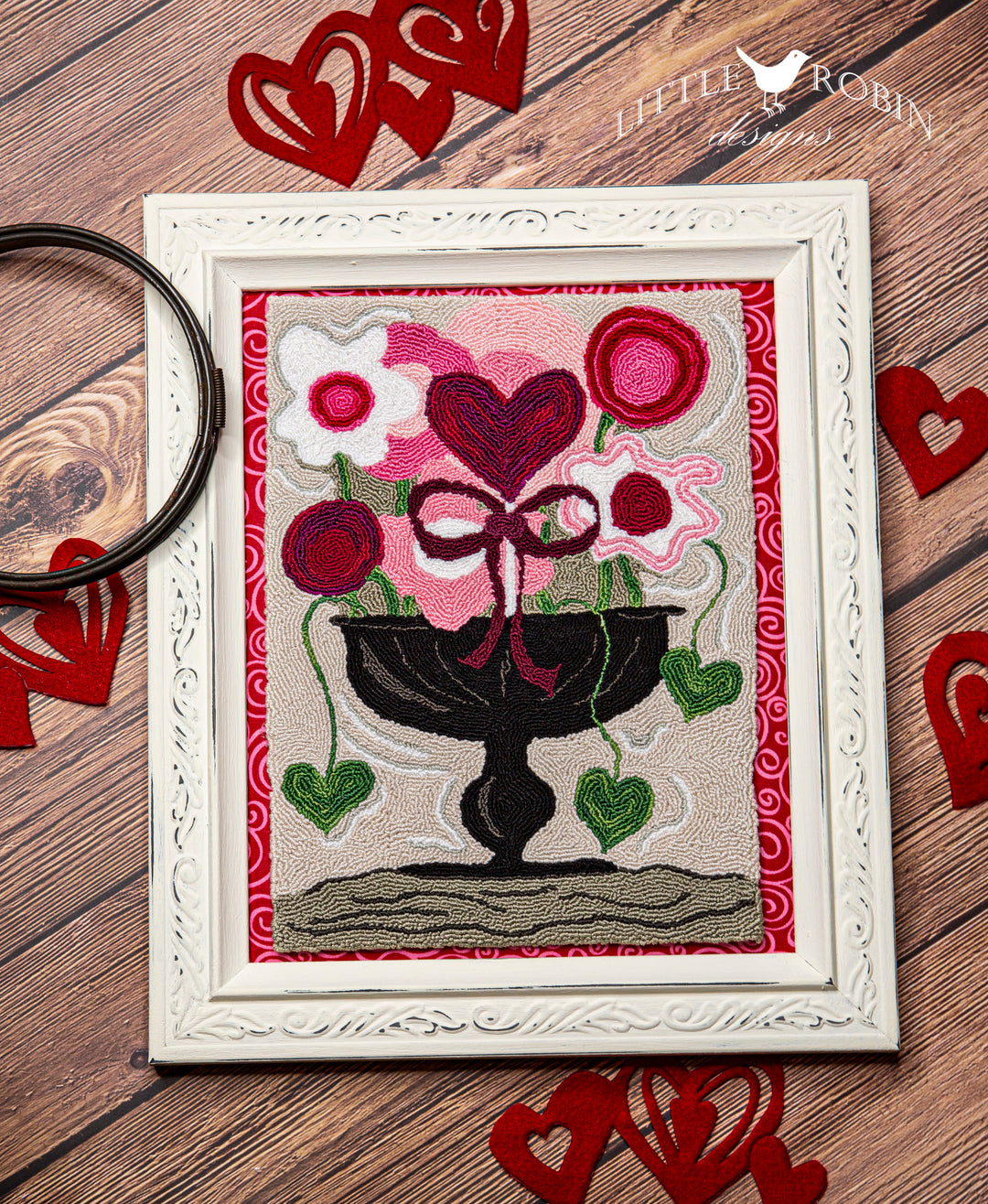 Valentine Urn Bouquet – Little Robin Designs